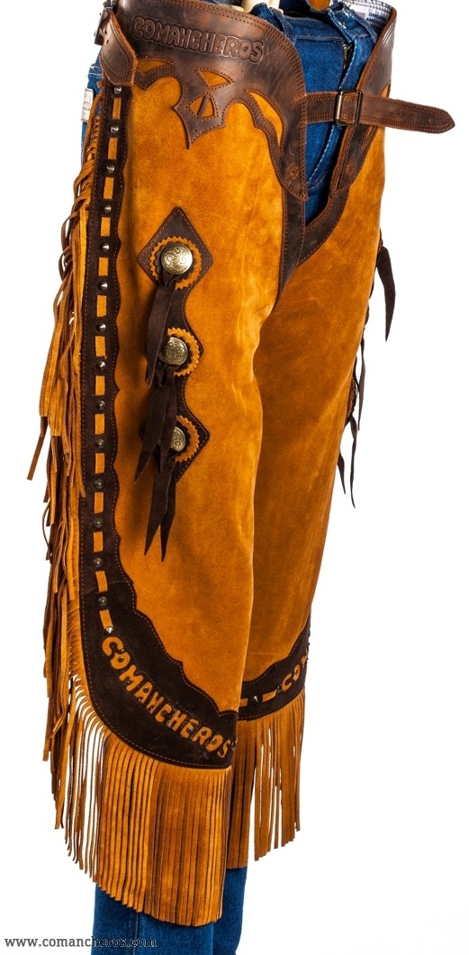 Comancheros Chaps Chinks mit Beschlägen